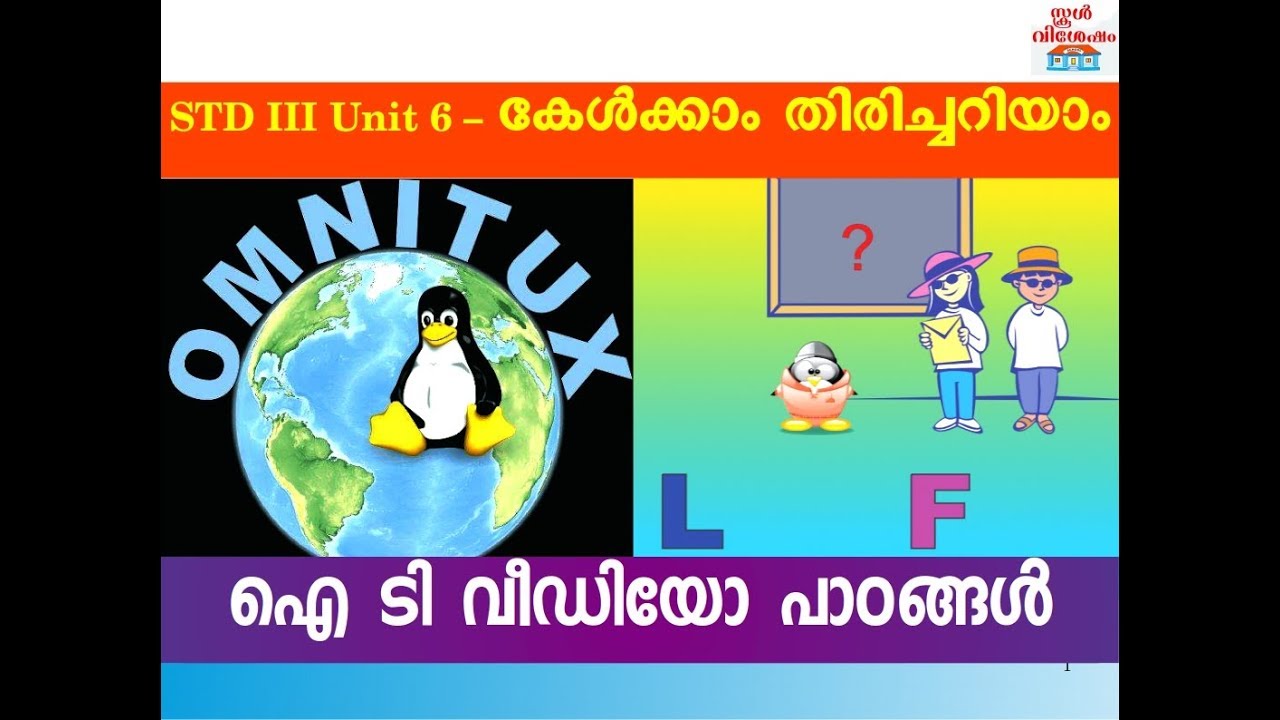 Omnitux Tutorial | Standard 3 Chapter 6 (കേള്‍ക്കാം തിരിച്ചറിയാം) - ICT ...