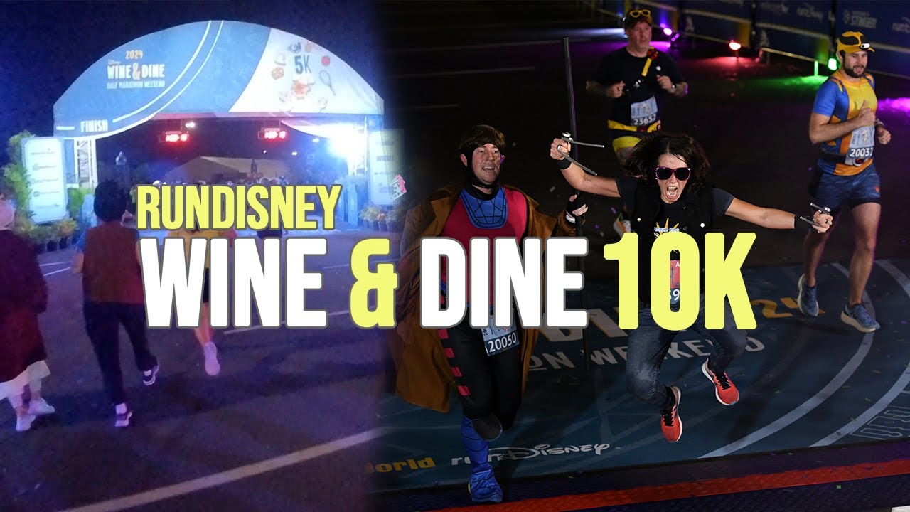 RunDisney Wine and Dine 10k 2024 Race POV - YouTube