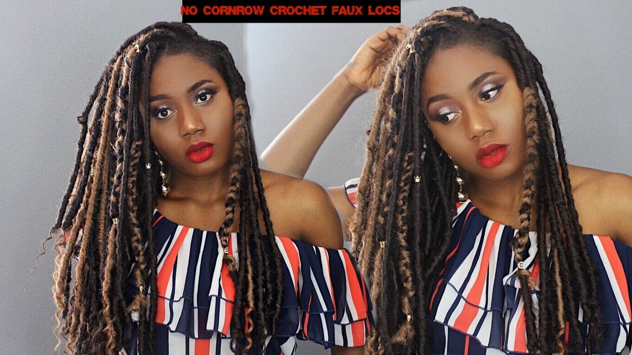 HOW TO || Bomba Crochet Goddess Faux Locs/ Individual Crochet Goddess ...