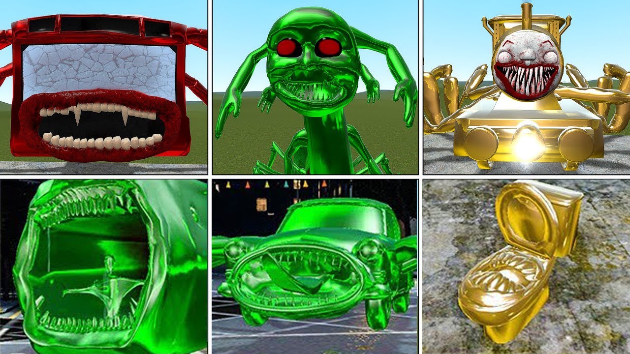 ALL COLORS CAR EATER, BUS EATER, TRAIN EATER, CURSED PERCY,CURSED ...