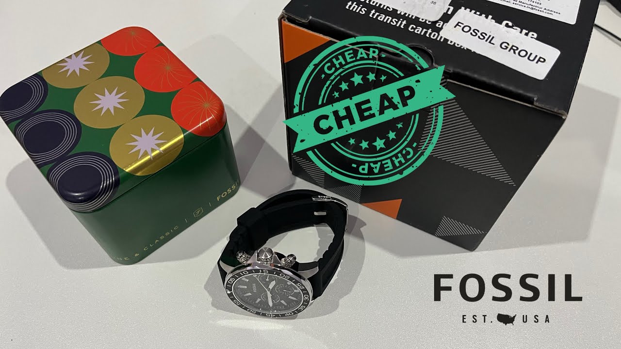 FOSSIL BQ2494 Watch unboxing and review | cheapest fossil watch to buy ...