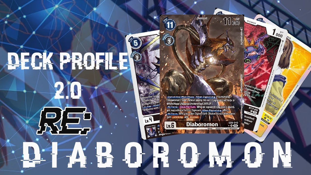 Digimon TCG | Deck Profile Diaboromon Special Booster 2.0 - YouTube
