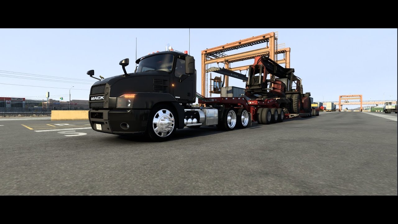 ATS Log Stacker delivered drom Huntsville to Gallup #ep180 - YouTube