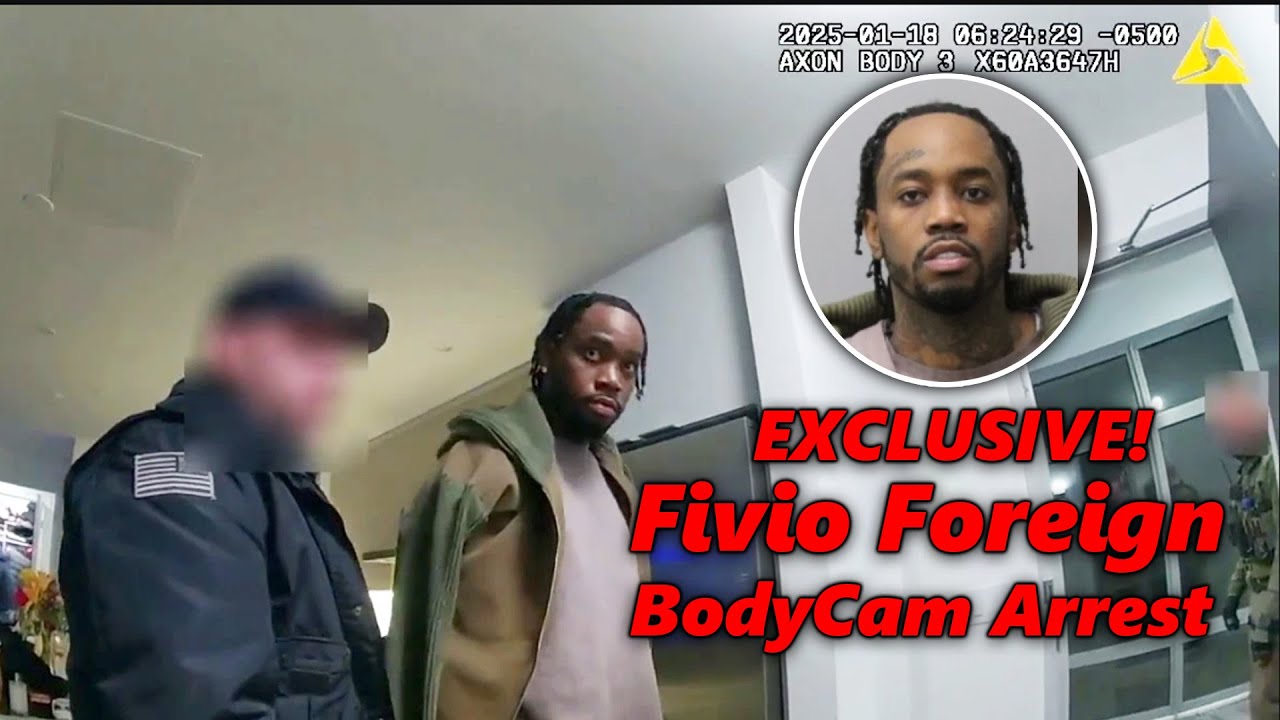 Exclusive Bodycam: Fivio Foreign Arrested After Parking Lot Gun Dispute ...