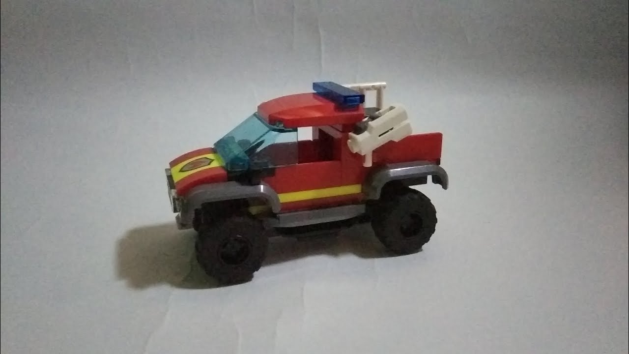 How to build a Lego 4x4 Fire Truck - YouTube