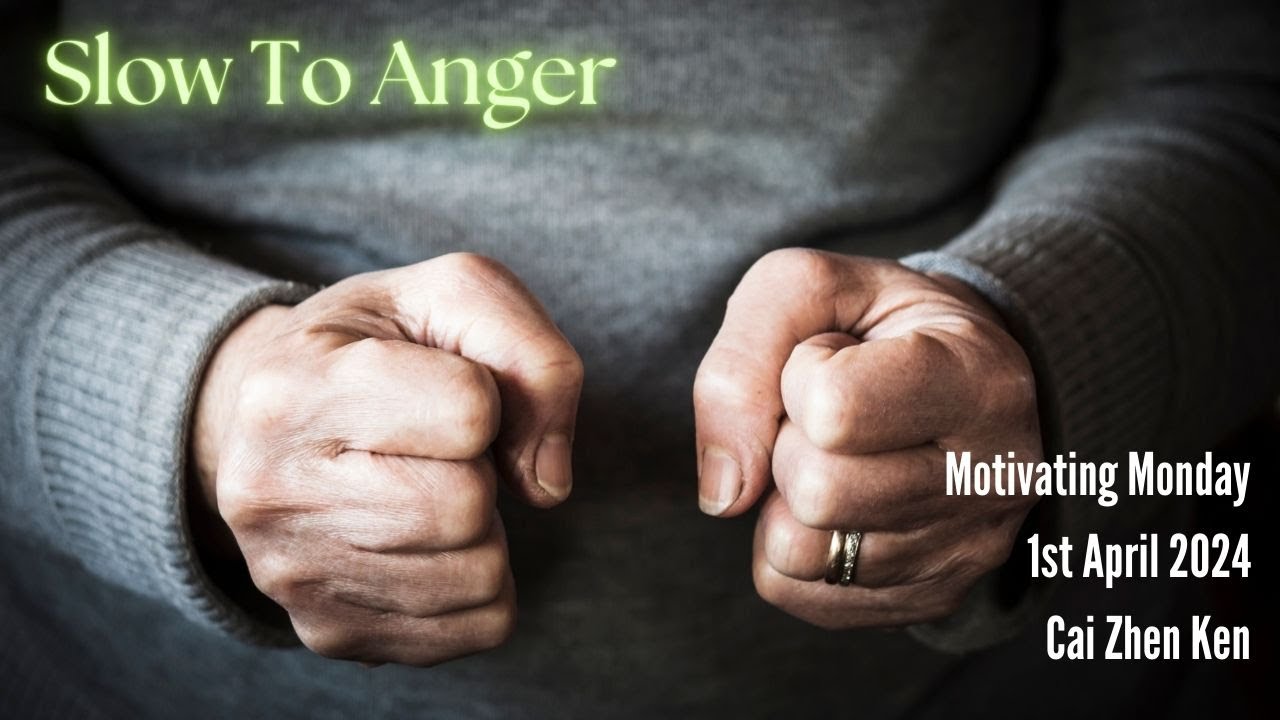 Motivating Monday (Slow To Anger) - YouTube