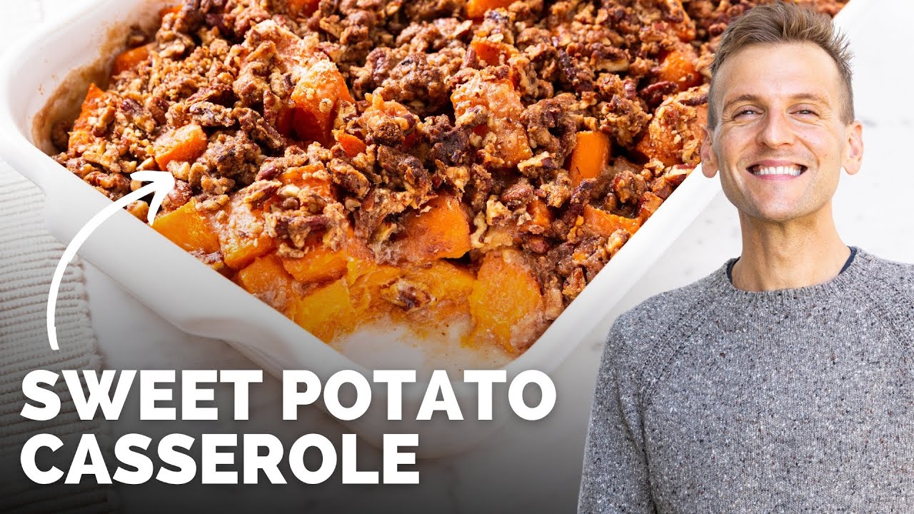 Easy Sweet Potato Casserole | No mashing involved! - YouTube