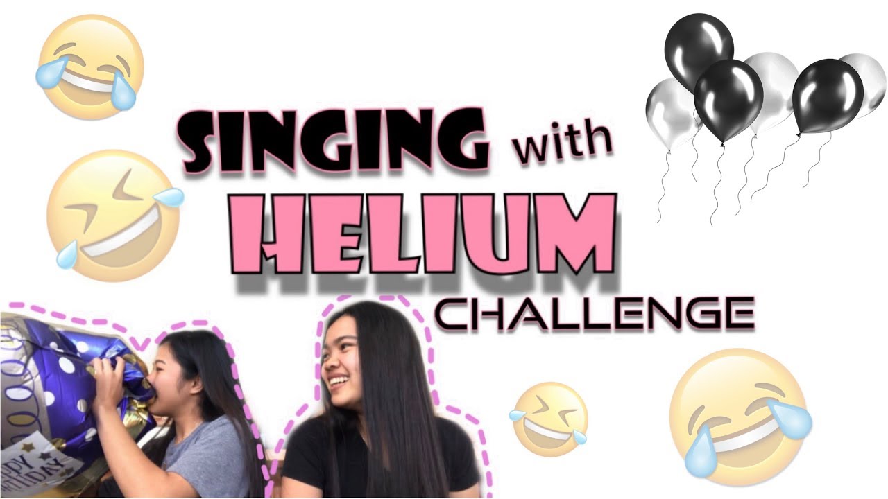 SINGING WITH HELIUM CHALLENGE with my friend | Ruby Calucag - YouTube