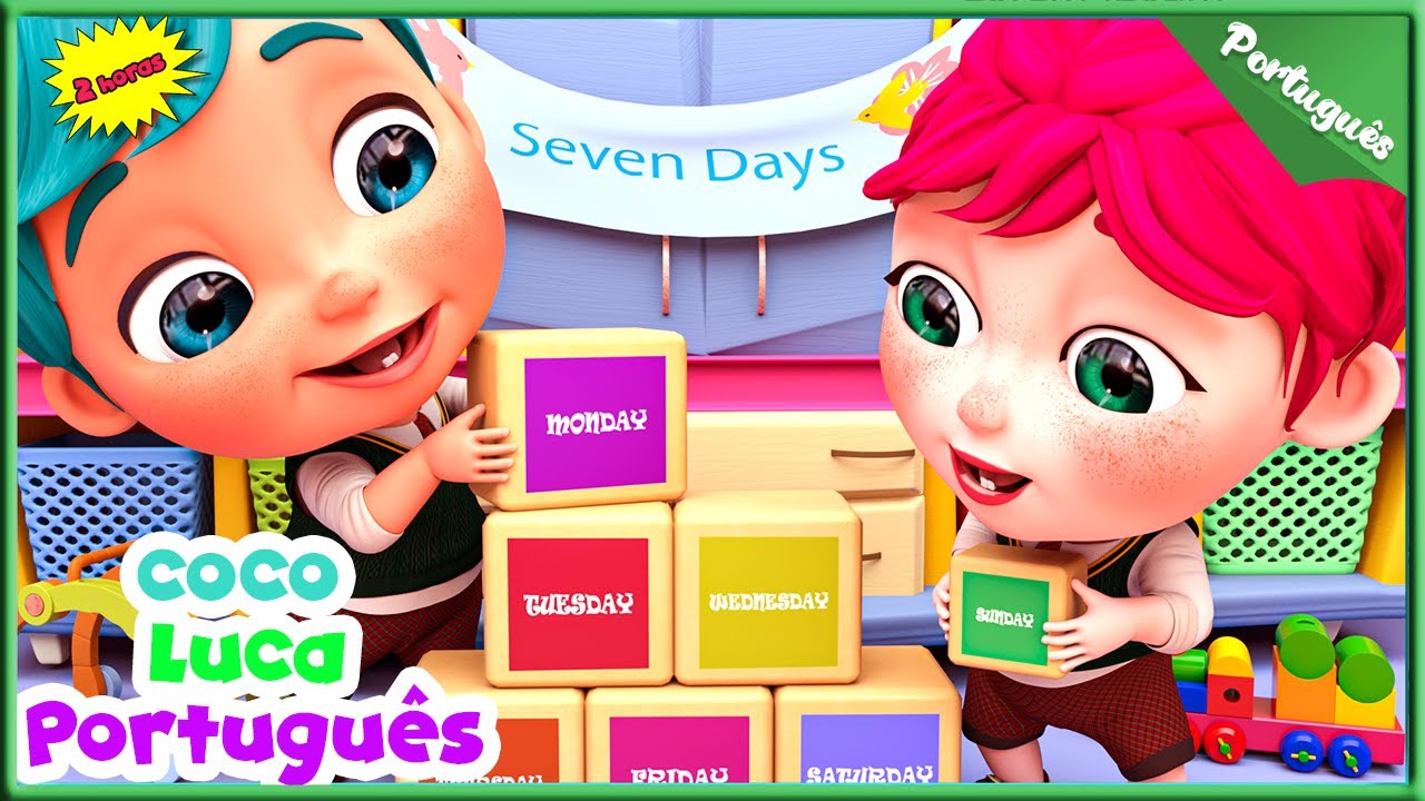 ️ Dias da Semana | Cantigas de roda e canções infantis -Coco Luca ...