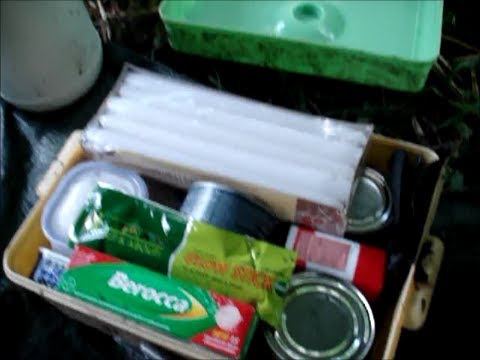 Bug Out - CACHE: Buried / Stored Kit & Food - YouTube