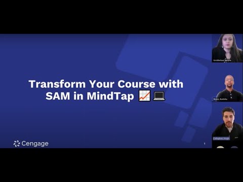 Transform Your Course with SAM in MindTap - YouTube