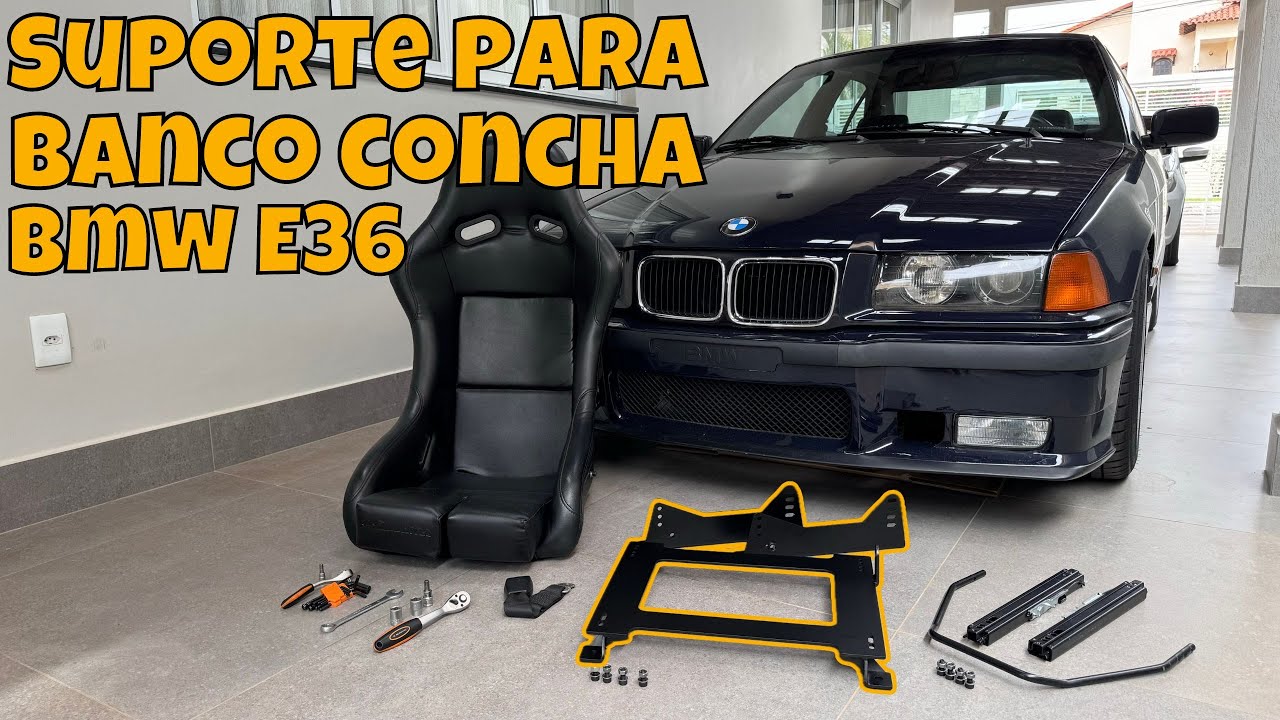 Adaptação para banco concha em BMW E36 100% plug and play - YouTube