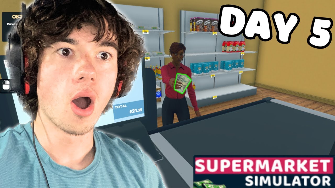 Supermarket Simulator is AMAZING! (Full VOD) - YouTube