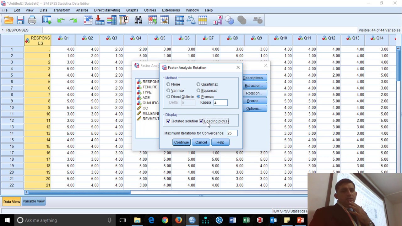 EFA & CFA using IBM SPSS & Amos - Part IV - YouTube