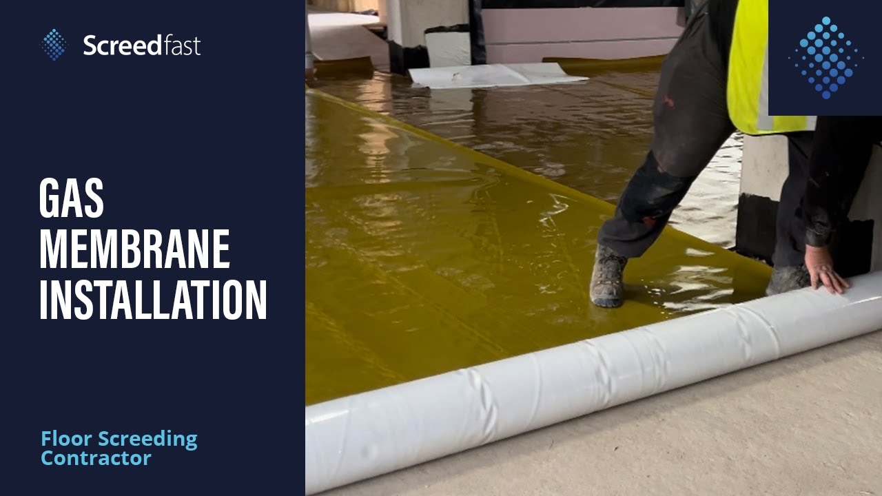 Gas Membrane Installation | Visqueen Ultimate HC BLOK - YouTube