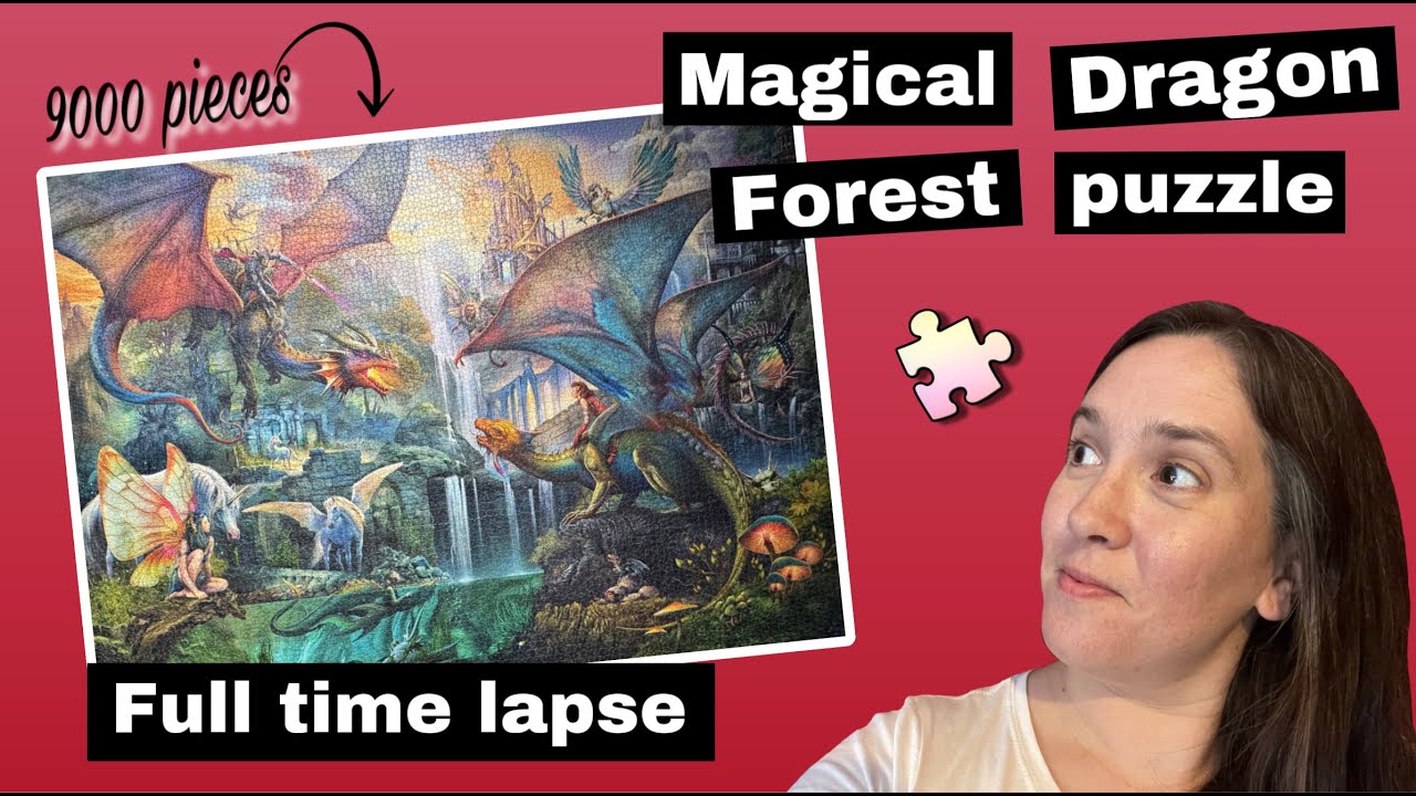Magical Dragon Forest puzzle - 9000 PIECES by Ravensburger - full time ...