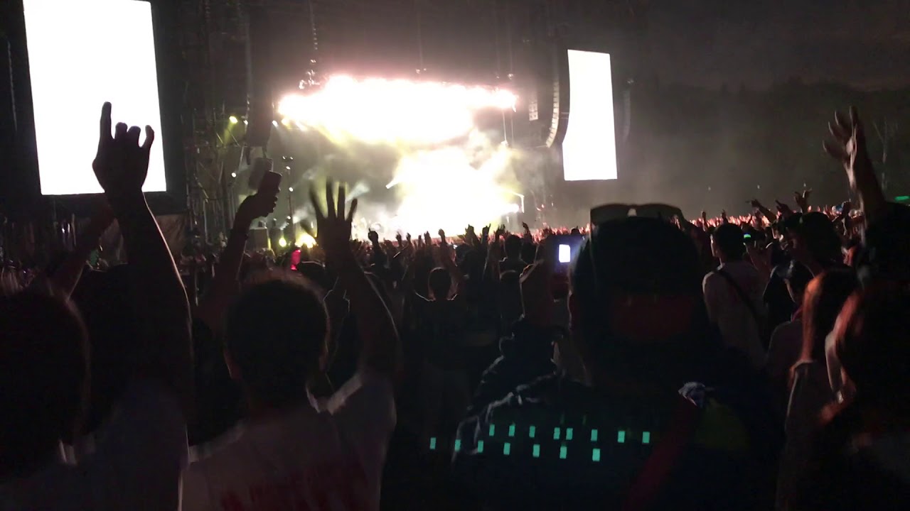 サカナクション Sakanaction 魚韻 live at Fuji Rock 2018 Green Stage - YouTube