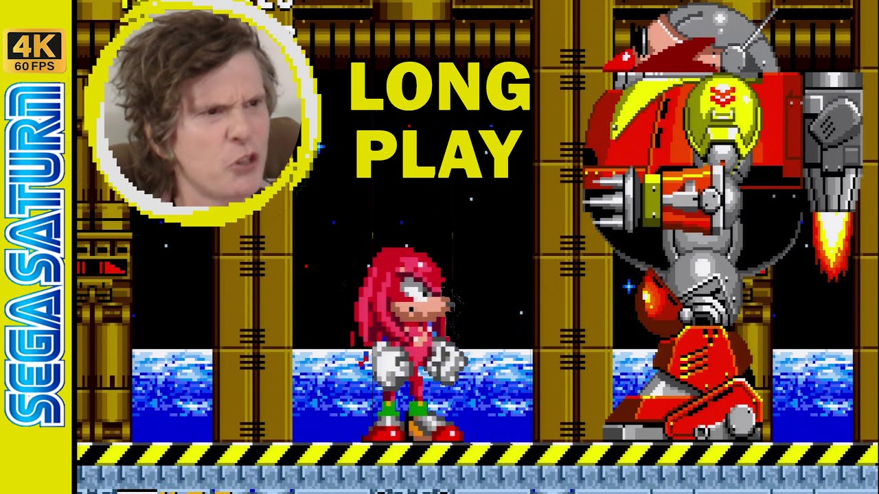 Full game of Sonic and Knuckles (Sonic 2 Lock-On) on a real Sega Saturn ...