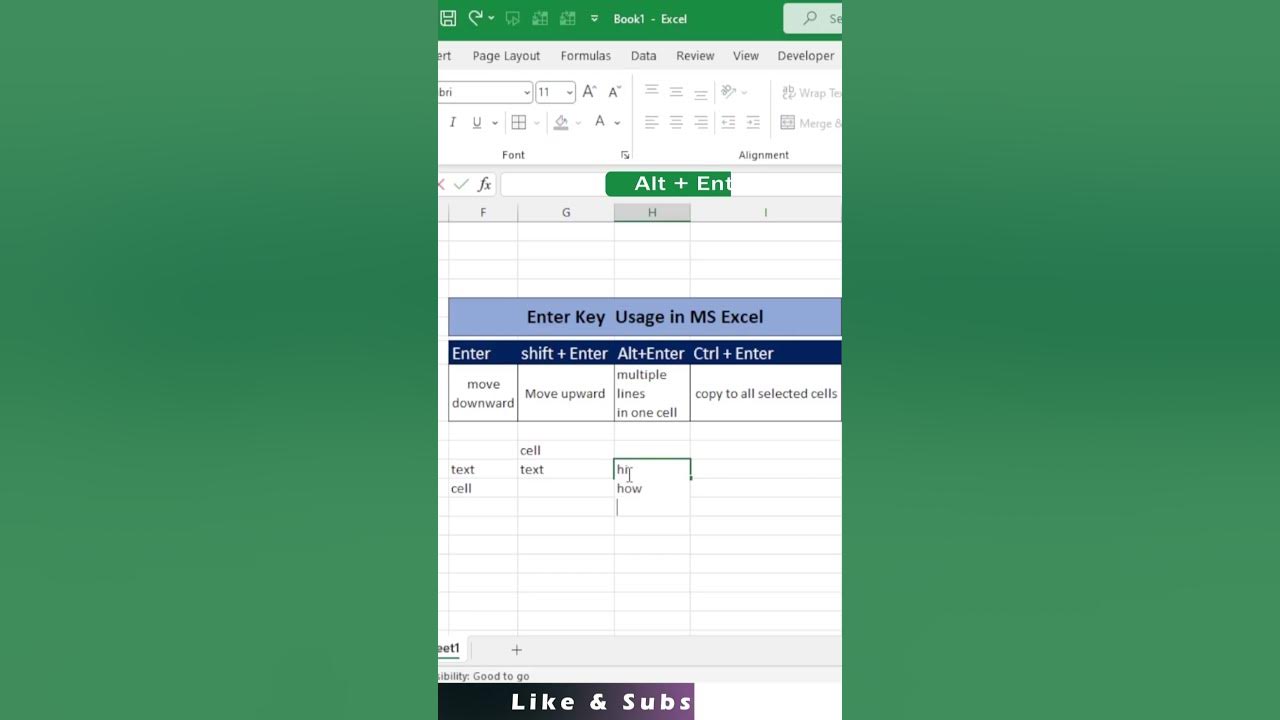 4 Unique Tricks of MS Excel #excelshortcuts #excel365 #exceltricks #smartexcel #microsoftexcel ...