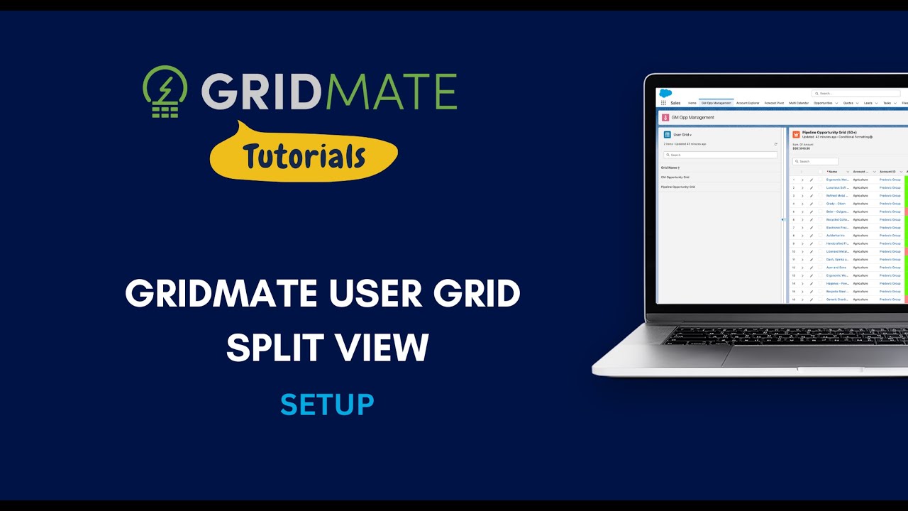 GridMate - User Grid Split View - YouTube