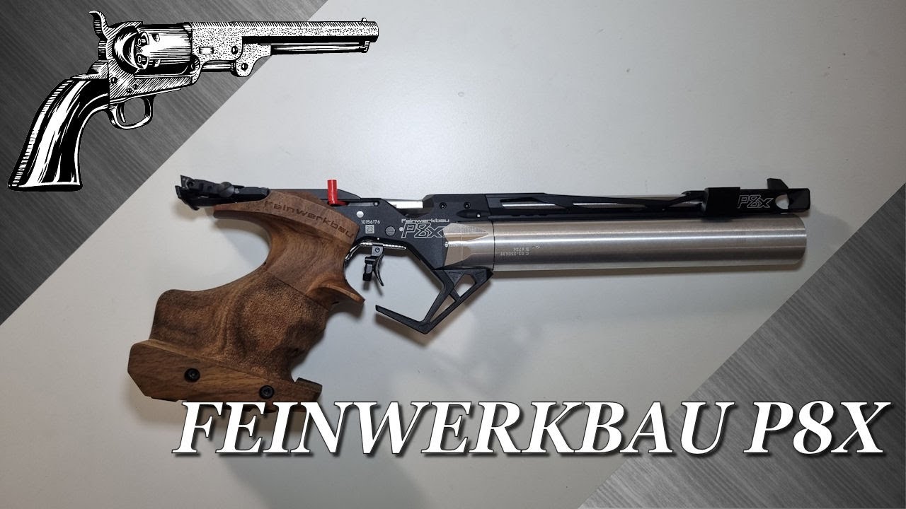 Feinwerkbau P8X - pistol de tir cu aer comprimat [RO] - YouTube