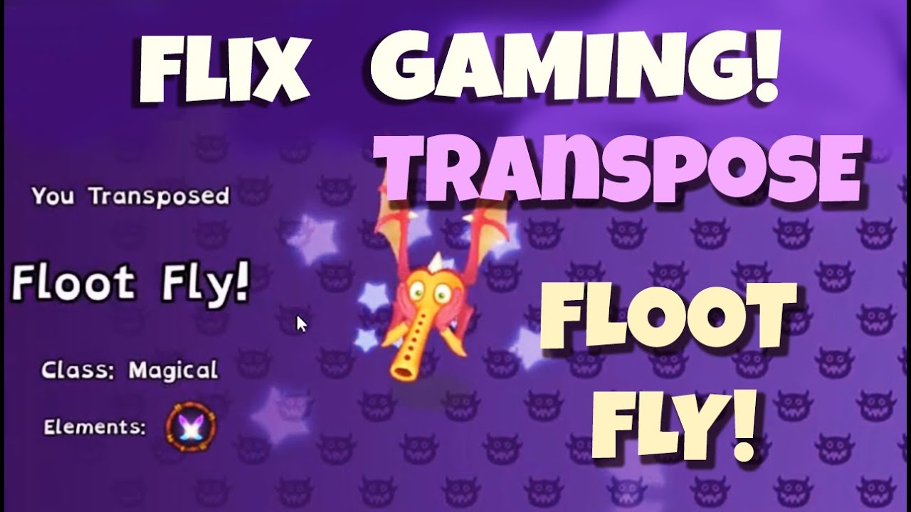 My singing mosters! first transpose monster the flute fly - YouTube
