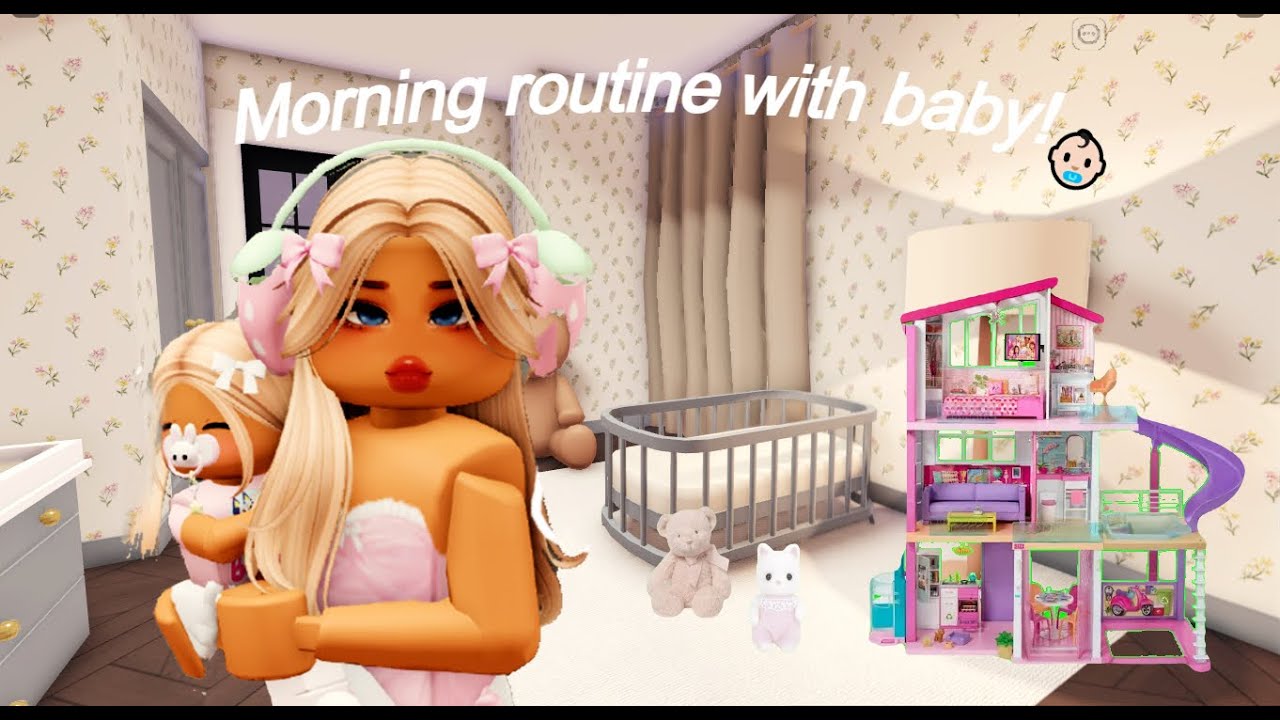 Morning routine with baby!👶┃🍼┃🧸🎀┃avaxea┃Berry avenue Rp - YouTube
