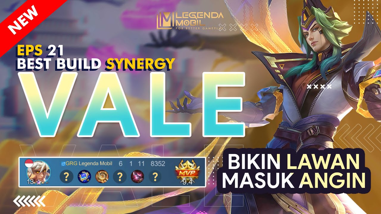 VALE : BEST BUILD SYNERGY - MOBILE LEGENDS BANG BANG INDONESIA | 2023 ...