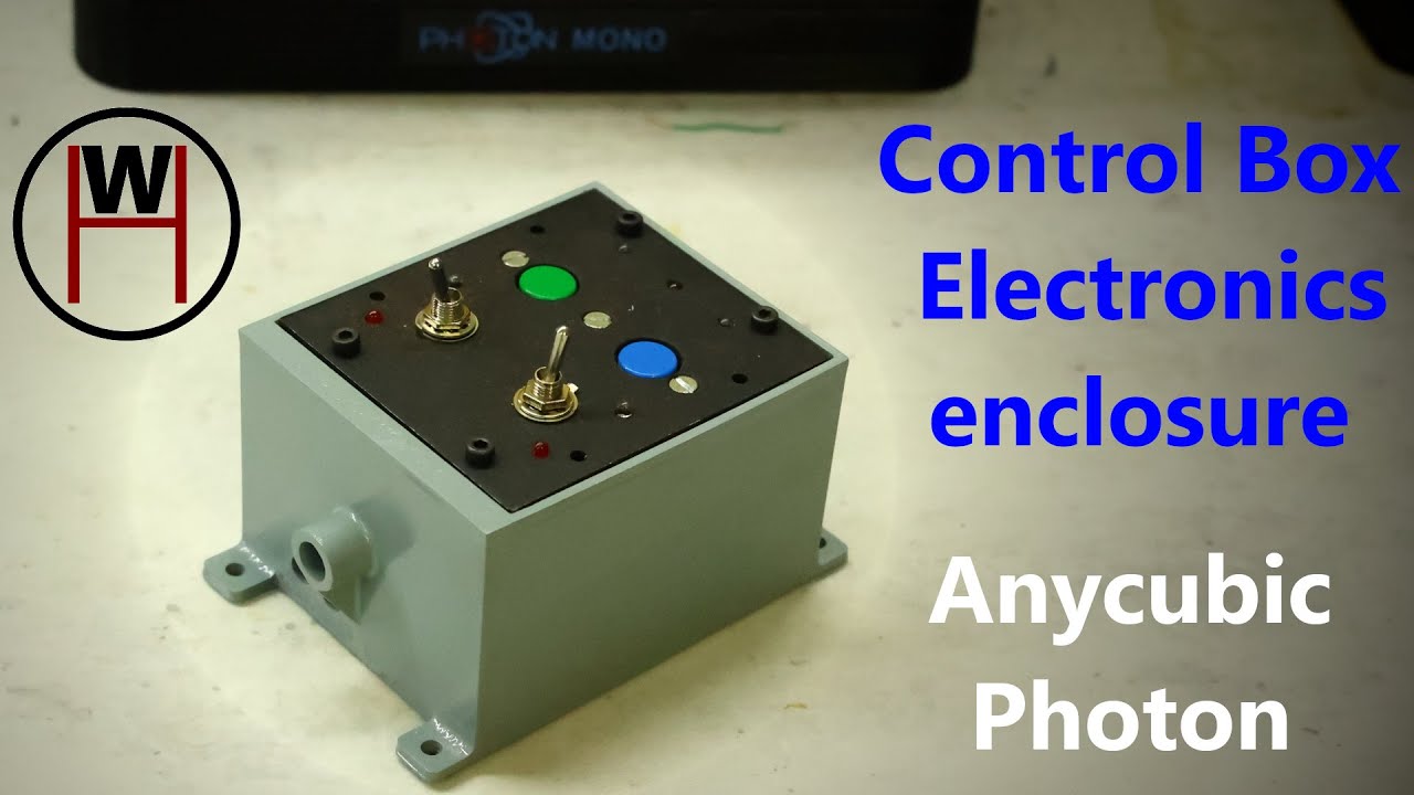 Anycubic Photon Mono - printing an electronics housing - YouTube