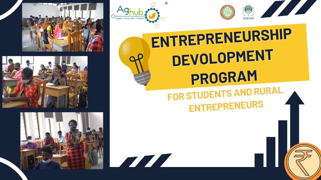 Entrepreneurship Development Program for Students and Rural ...
