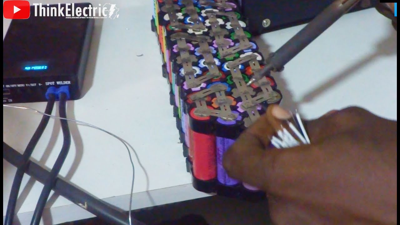 How To Make A BATTERY PACK For An Electric Bike With Recycled Batteries ...