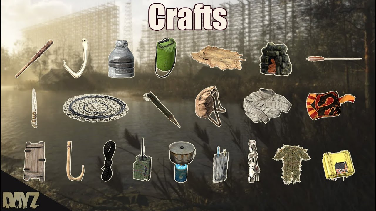 Dayz - All Crafts - YouTube