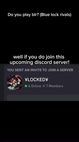 Blue lock rivals discord server! Link in comments! #bluelockrivals # ...
