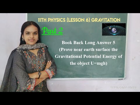 11th Phy (Unit 6)-Prove [U=mgh] Gravitational Potential Energy of ...