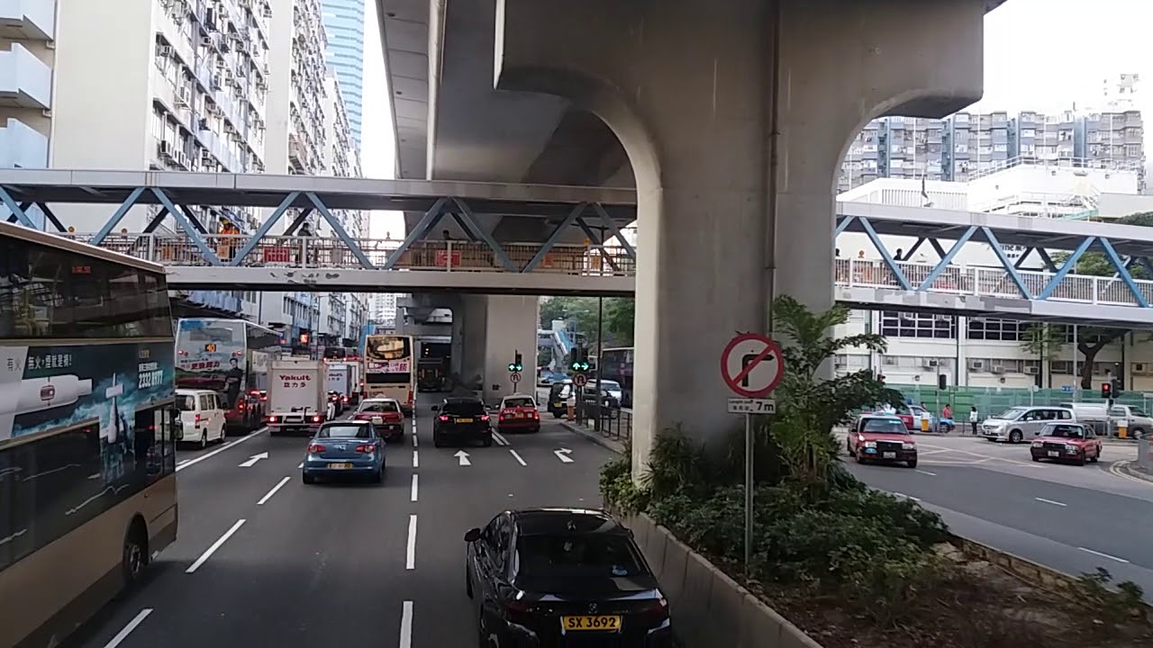 KMB 15 ATENU340 TA8462 平田→紅磡碼頭 - YouTube