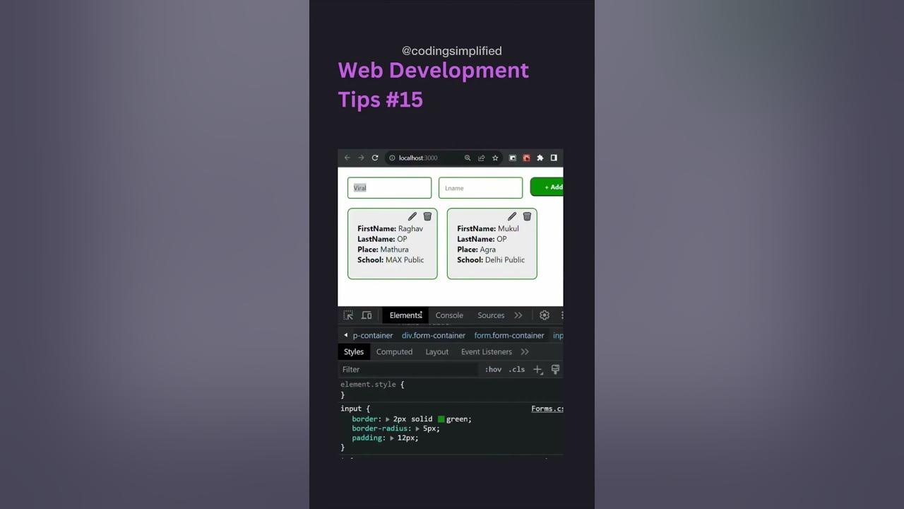 JS DOM Manipulation. #javascript #programming #webdevelopment #viral #explore #shorts - YouTube