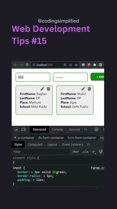 JS DOM Manipulation. #javascript #programming #webdevelopment #viral #explore #shorts - YouTube