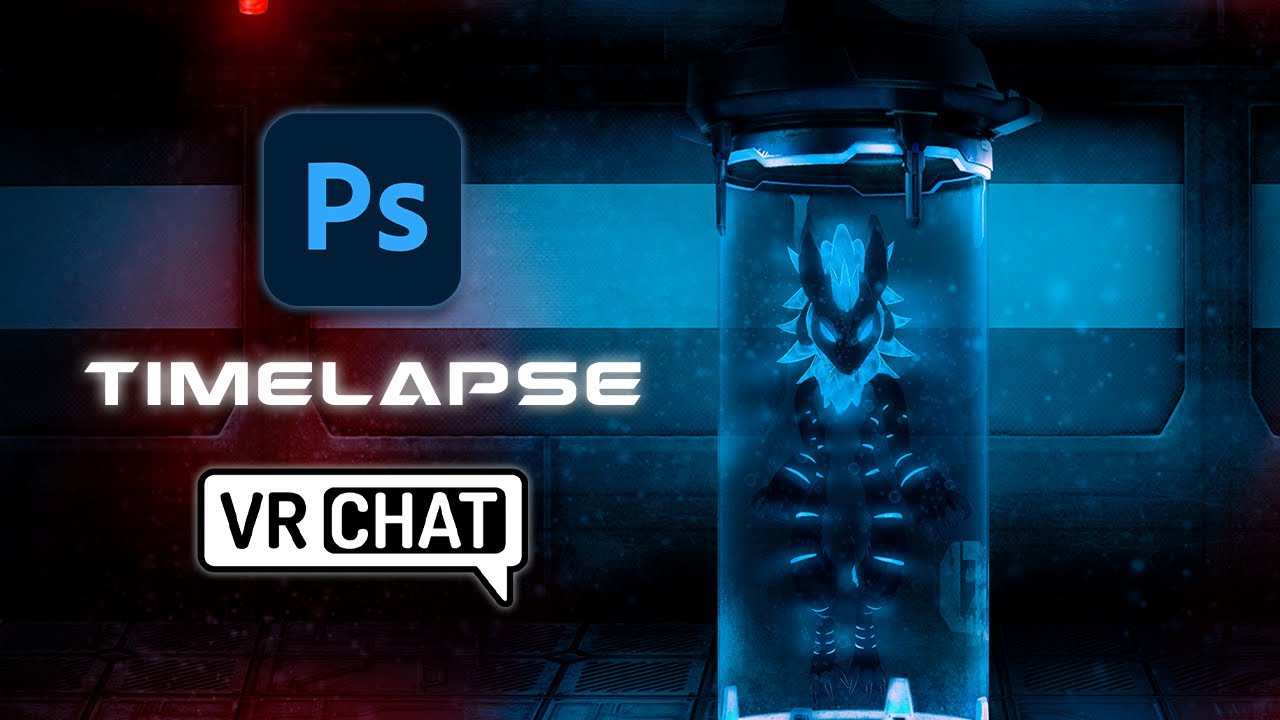 VRChat Photoshop Timelapse - YouTube