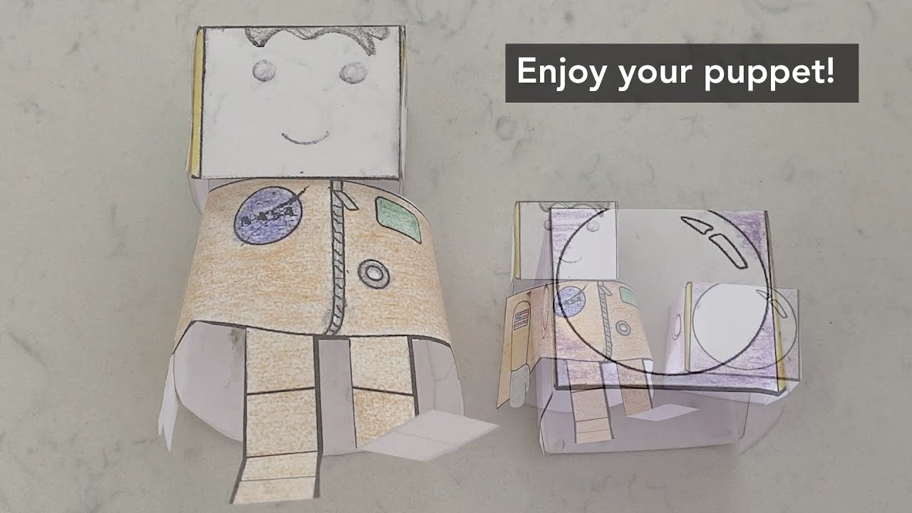 Make an Astronaut Puppet - YouTube