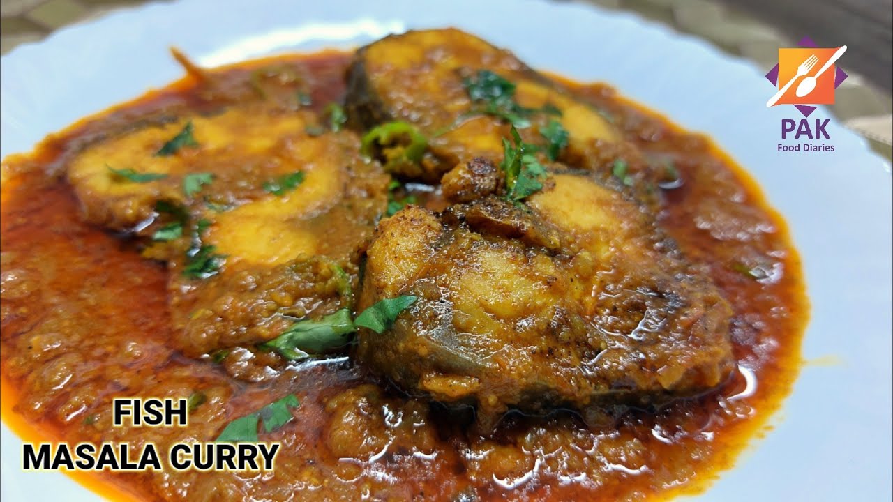 FISH CURRY MASALA | EASY RAHU FISH CURRY | MASALA FISH CURRY | FISH ...