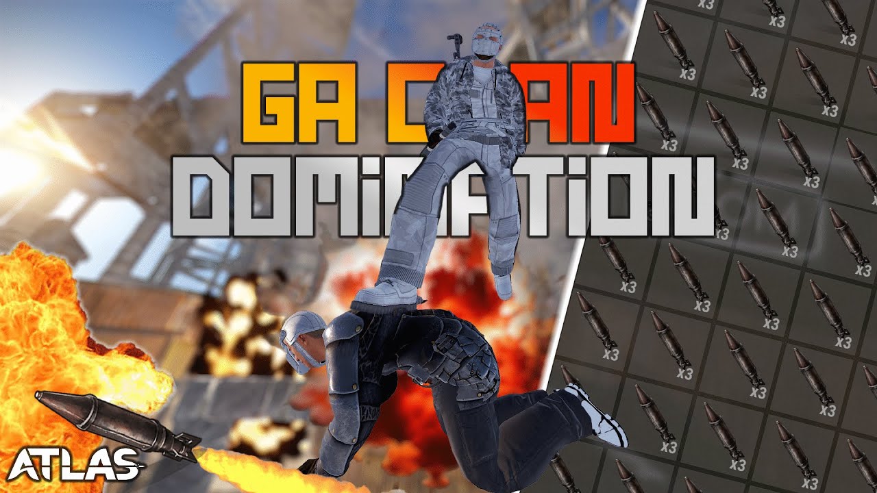 How GA Clan Dominated the 2,000pop Server! | Rust Atlas 2X EU Monthly ...