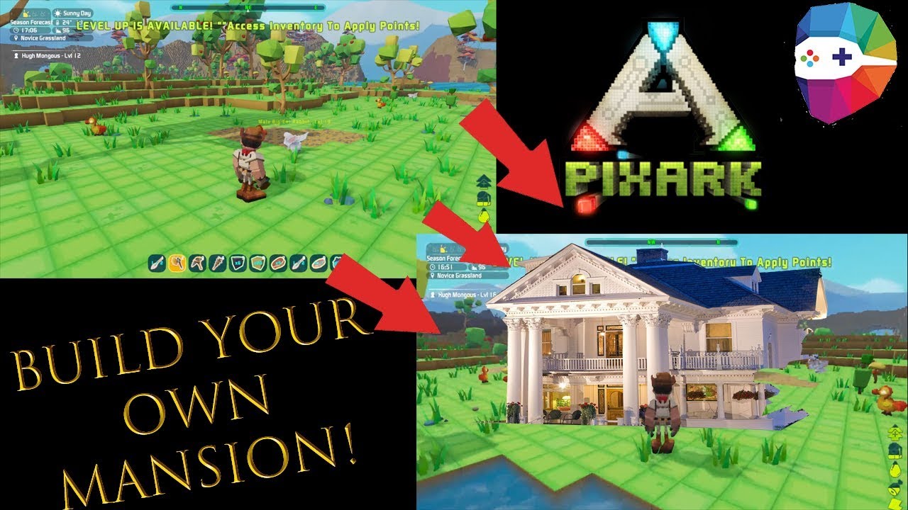Mansion Built! | PixARK - YouTube