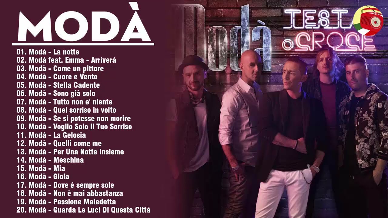 Le 50 migliori canzoni di Modà - il meglio di Modà Album Completo - La ...