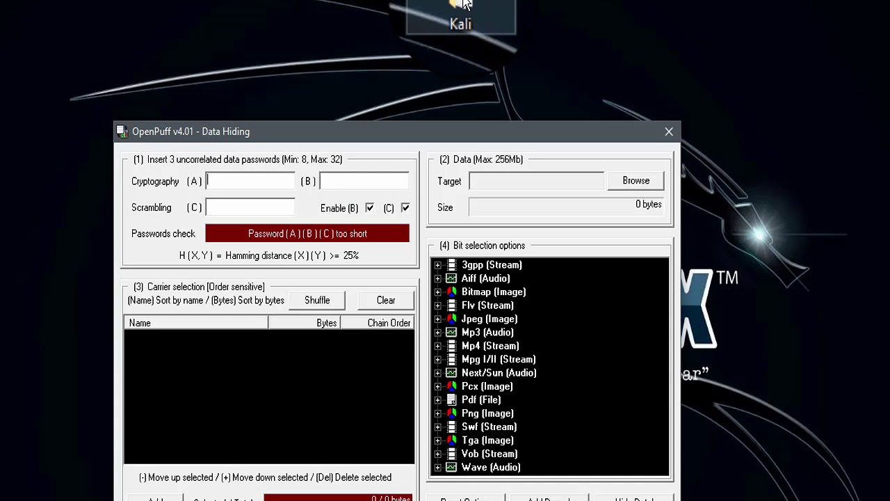 STEGANOGRAPHY : OPENPUFF - YouTube