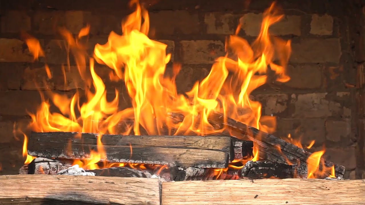 🔥 Cozy Fireplace Ambience Sounds with Crackling Fire Sounds, Relaxing ...