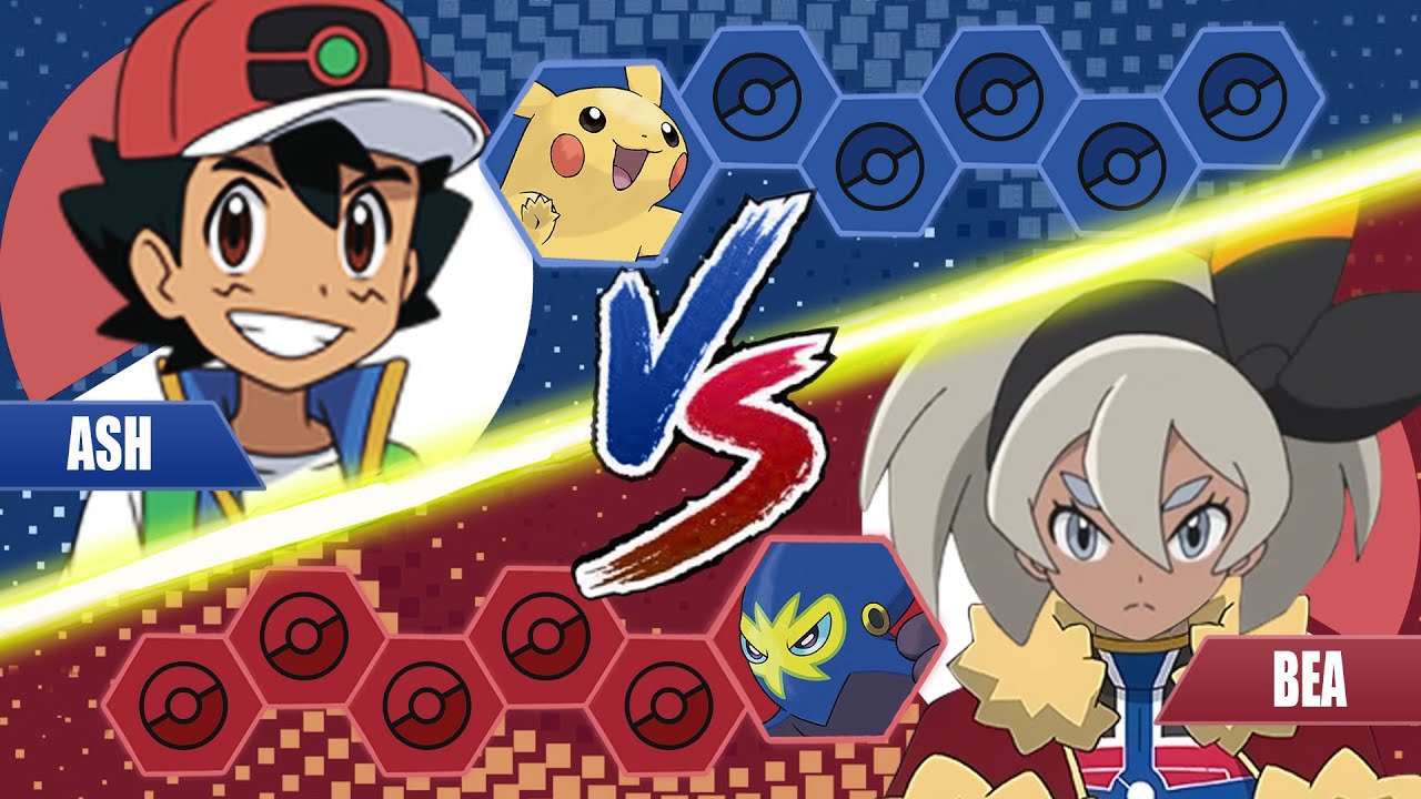 Pokemon Battle Alternate World: Ash Vs Champion Bea - YouTube