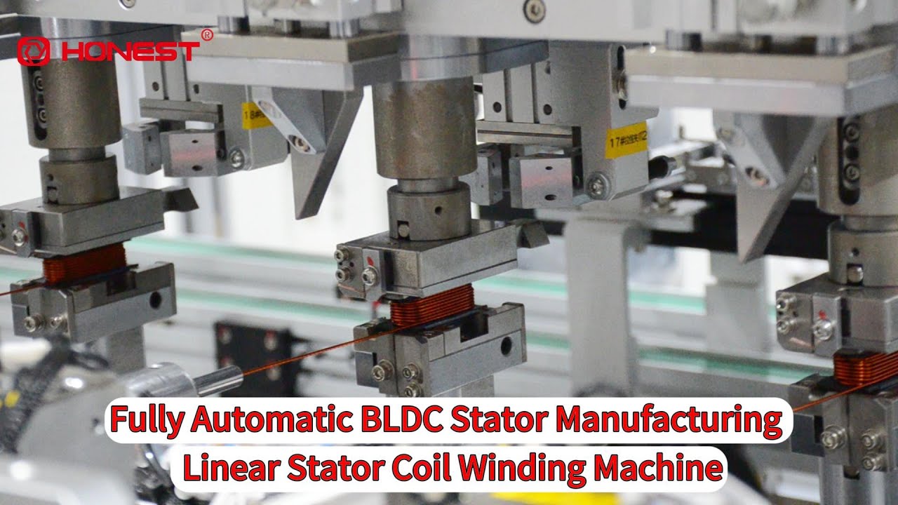 Fully Automatic BLDC Stator Manufacturing - Linear Stator Coil Winding ...