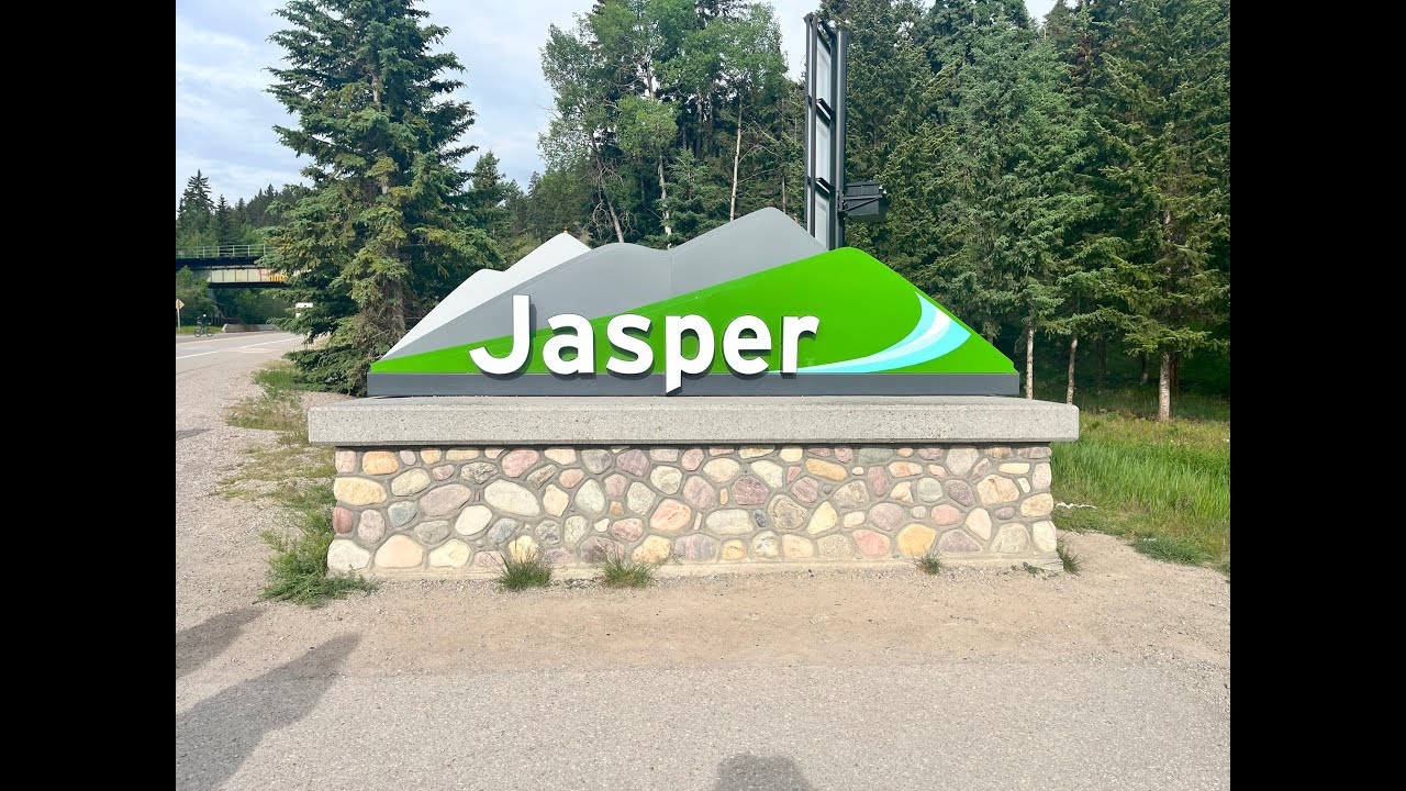 Drive Through Review - Town of Jasper Alberta - YouTube
