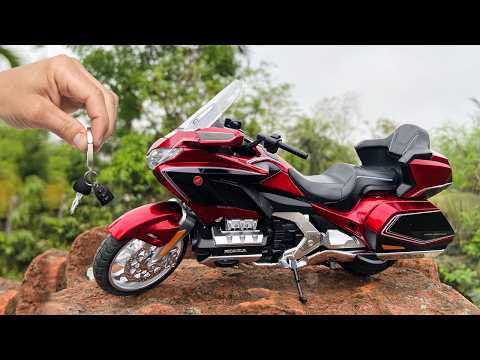 Unboxing of  Honda Gold Wing | Scale 1:11 Model | Collectible | Miniature | Premium Motorcycle 🤩 ⚡