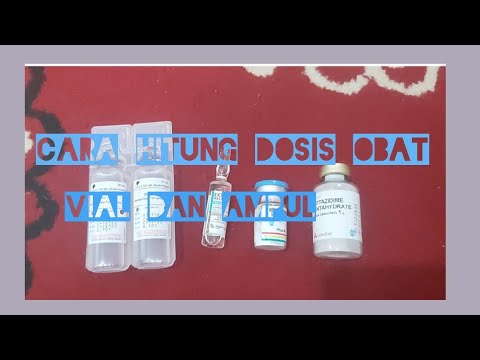 CARA GAMPANG MENGHITUNG DOSIS OBAT - YouTube